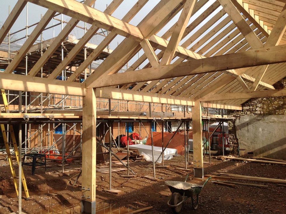 External Envelope Approaching Completion - LivEco Homes